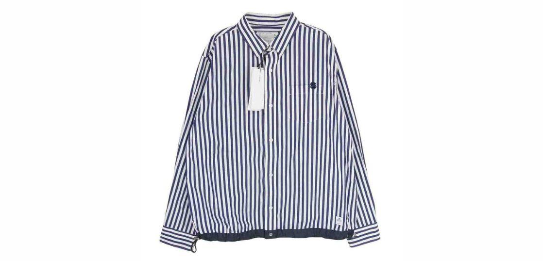 サカイ × Thomas Mason トーマスメイソン 23SS 23-03017M S Cotton Poplin L/S Shirt 買取実績